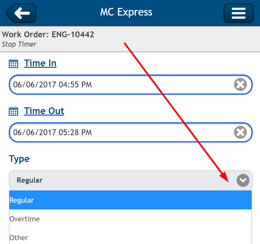 MC Express work orders